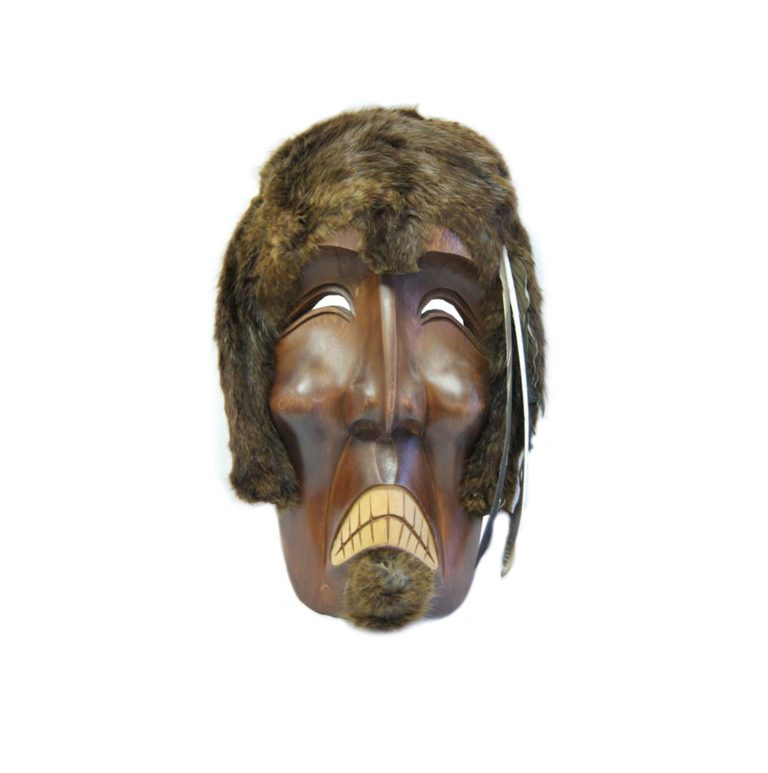 Coast Salish Cannibal Mask - Canadian Indigenous Art Inc.