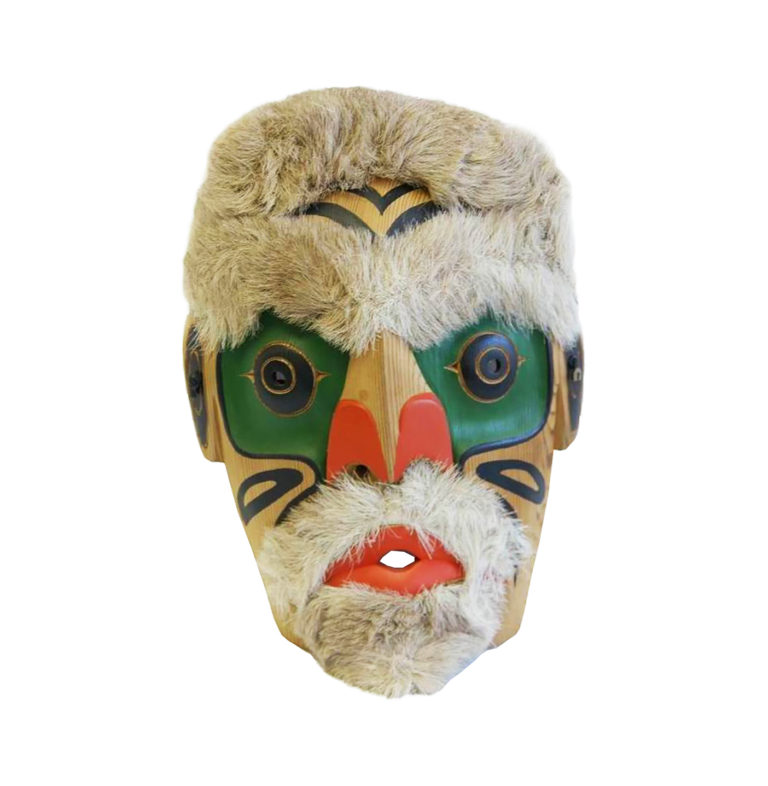 Coast Salish Cannibal Mask - Canadian Indigenous Art Inc.