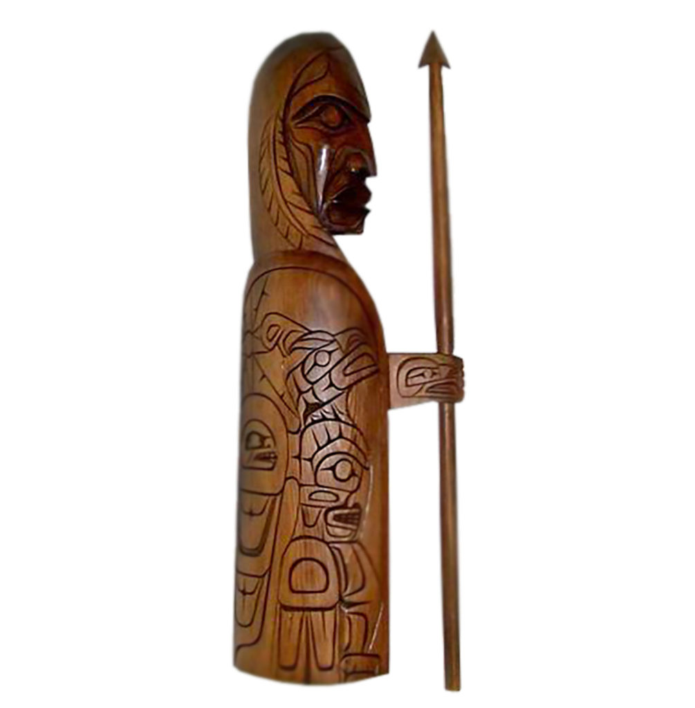 Black & Red Salmon - Canadian Indigenous Art Inc.