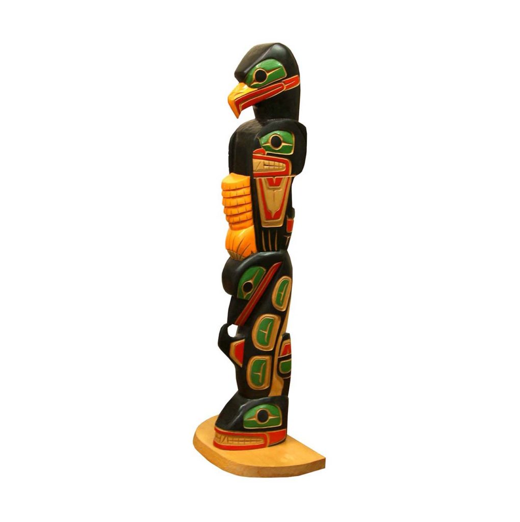 West Coast Indigenous Floor Sculptures - Canadian Indigenous Art Inc.