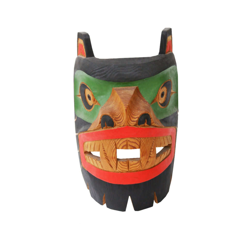 Coast Salish Cannibal Mask - Canadian Indigenous Art Inc.