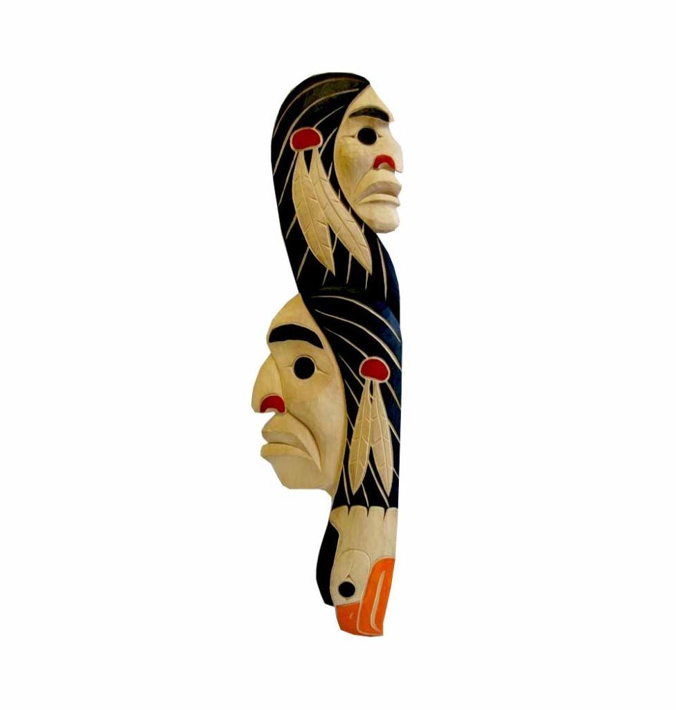 Native Coast Salish Handmade Mask - Canadian Indigenous Art Inc.