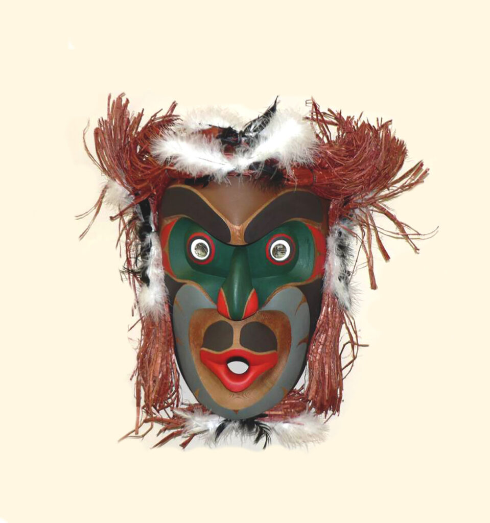 Coast Salish Cannibal Mask - Canadian Indigenous Art Inc.