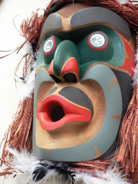Coast Salish Cannibal Mask - Canadian Indigenous Art Inc.
