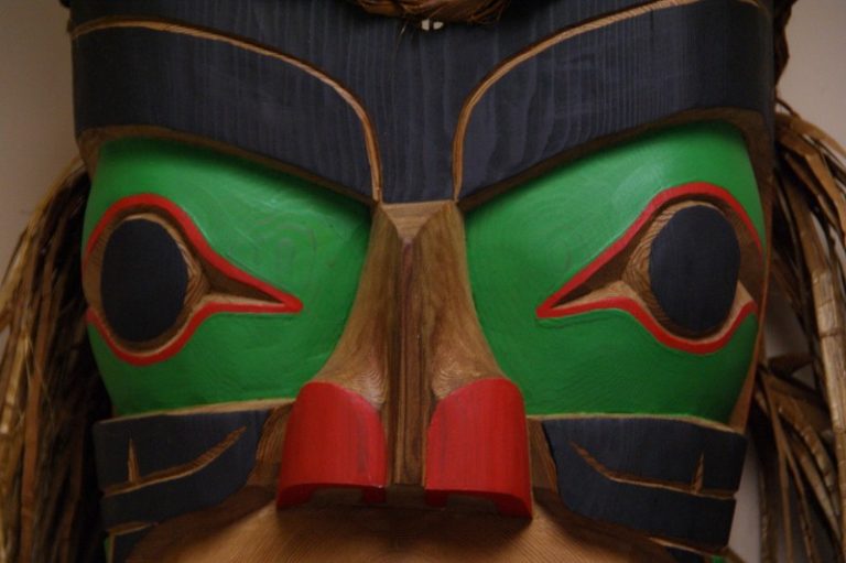 Native Coast Salish Handmade Mask - Canadian Indigenous Art Inc.