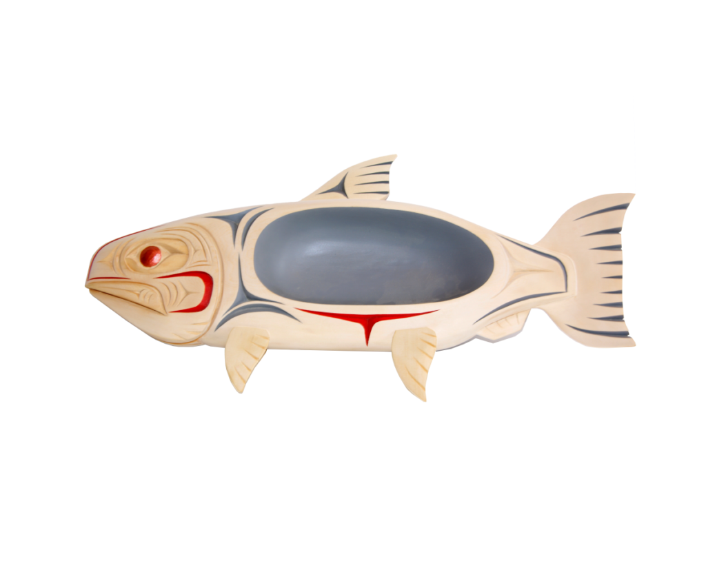 Salmon Musqueam Bowl - Canadian Indigenous Art Inc.