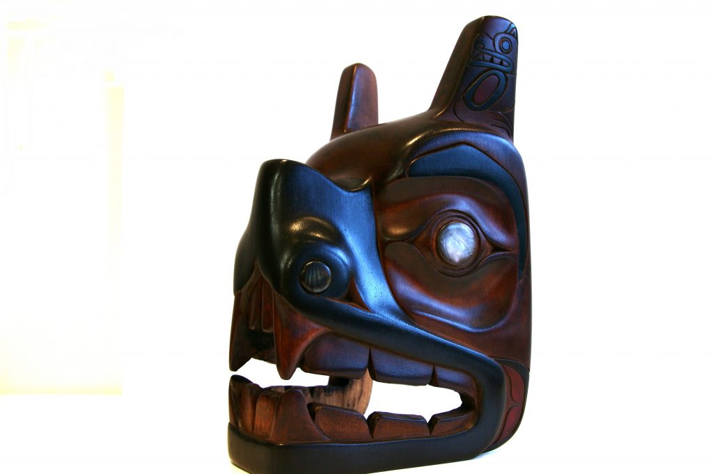 Wolf Mask - Canadian Indigenous Art Inc.