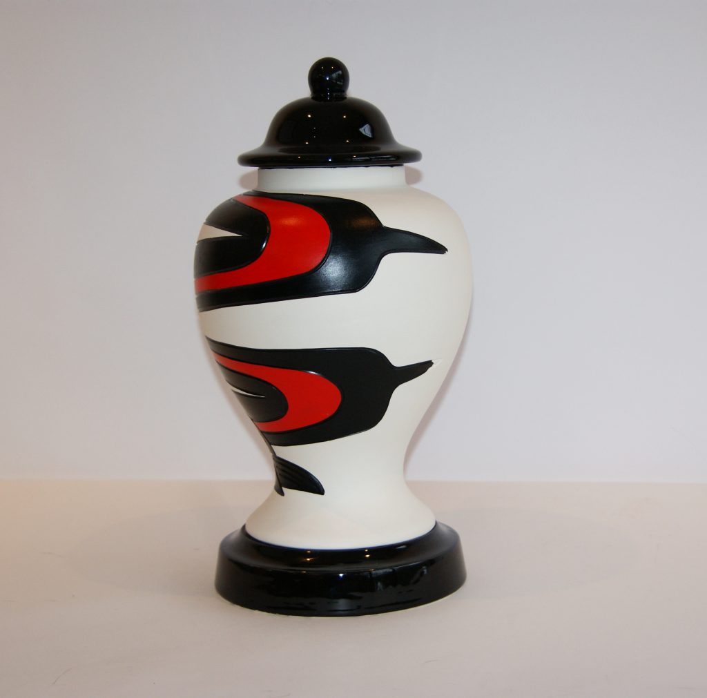 Raven Urn - Canadian Indigenous Art Inc.
