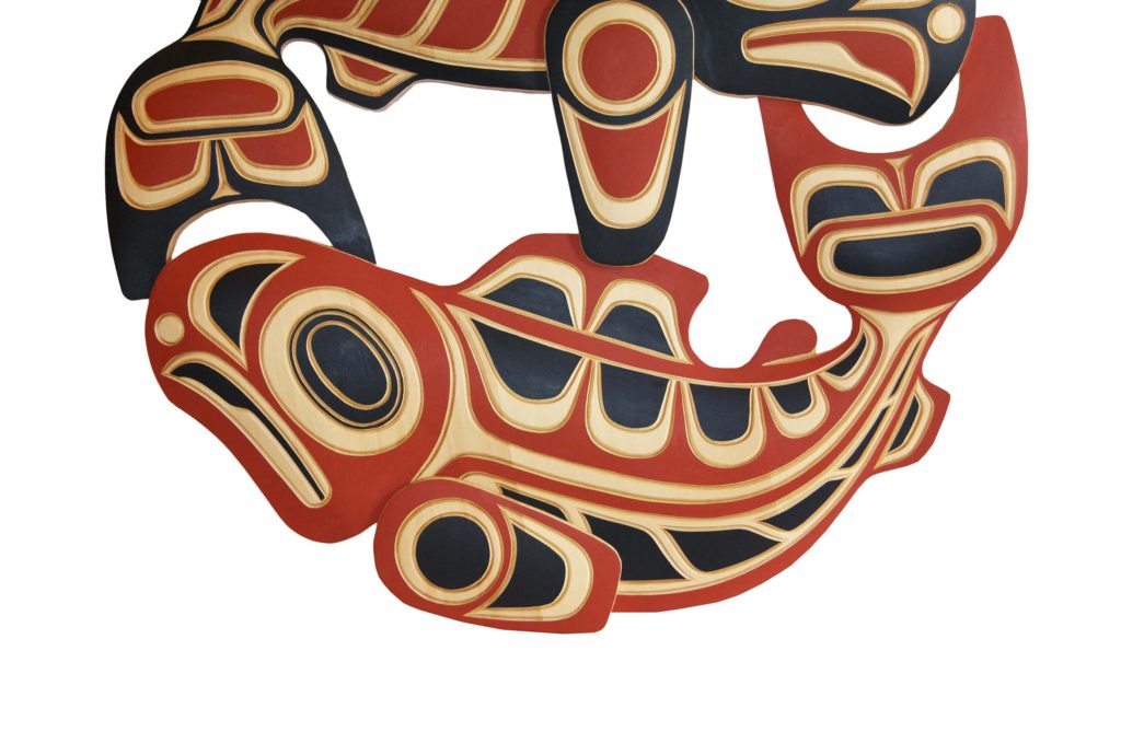 Pair of Salmon - Canadian Indigenous Art Inc.