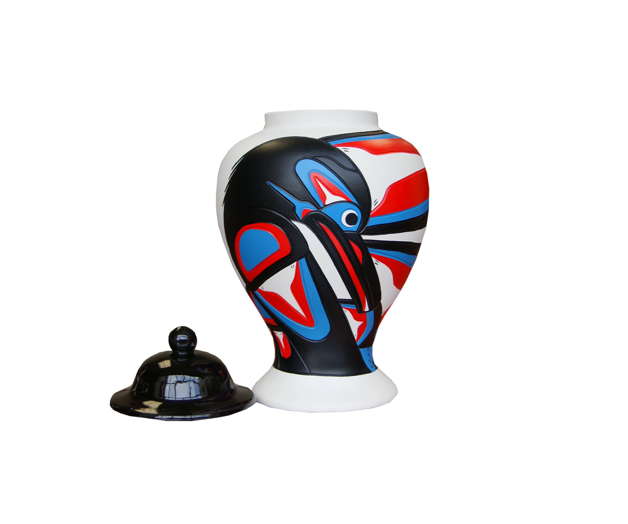 Raven Urn - Canadian Indigenous Art Inc.