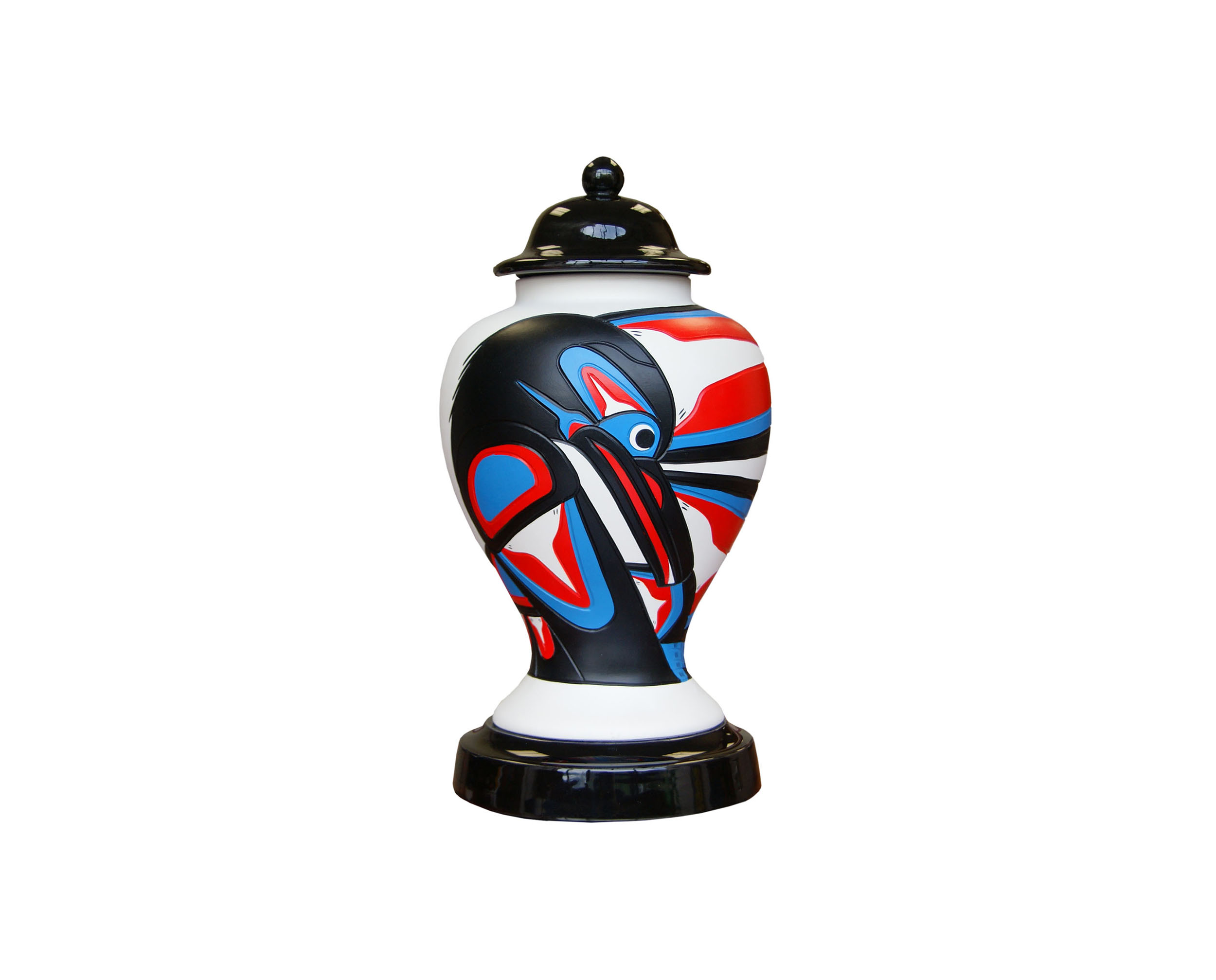 Raven Urn - Canadian Indigenous Art Inc.
