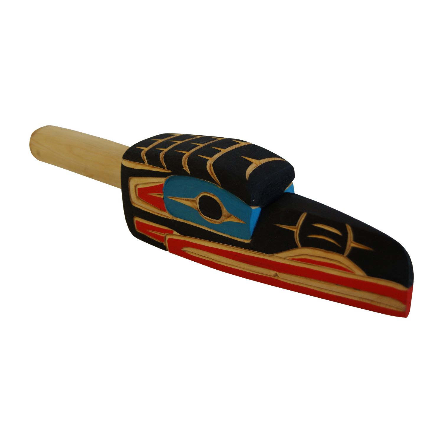 Raven Rattle - Canadian Indigenous Art Inc.