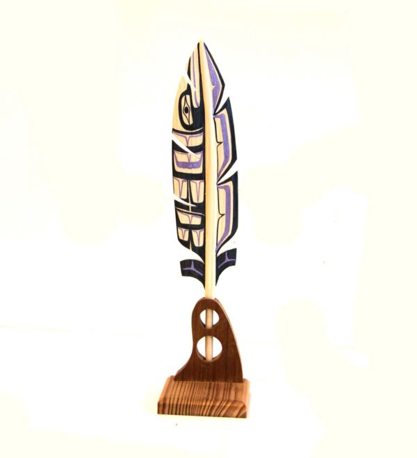 West Coast Indigenous Feather Design Plaques - Canadian Indigenous Art Inc.