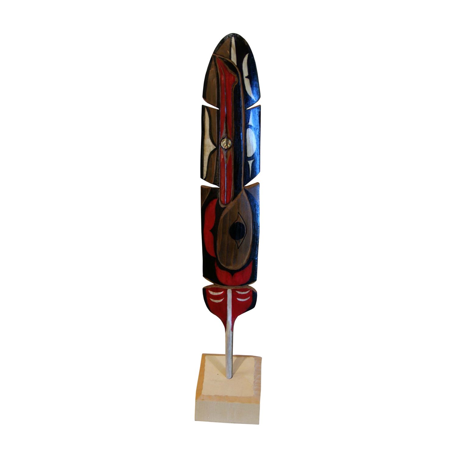 Feather with Stand - Canadian Indigenous Art Inc.