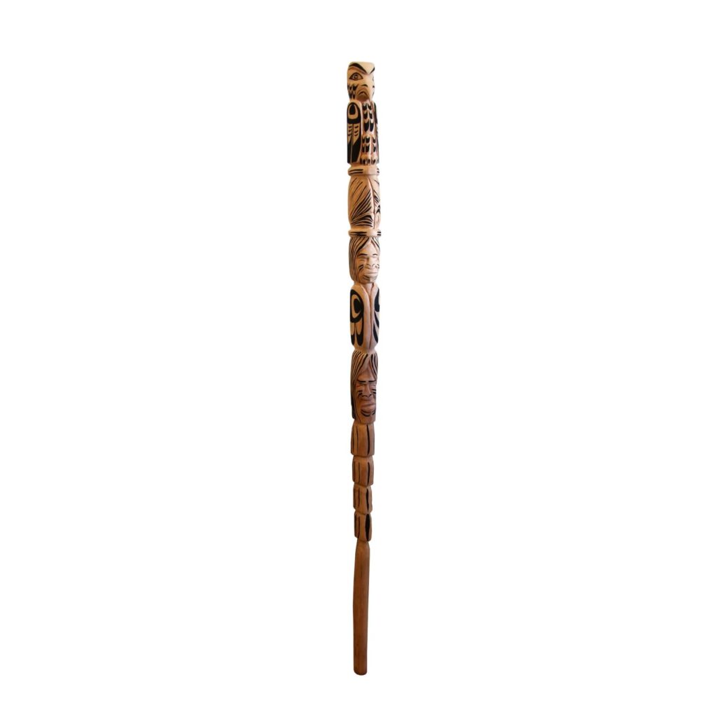 West Coast Indigenous Talking Sticks - Canadian Indigenous Art Inc.