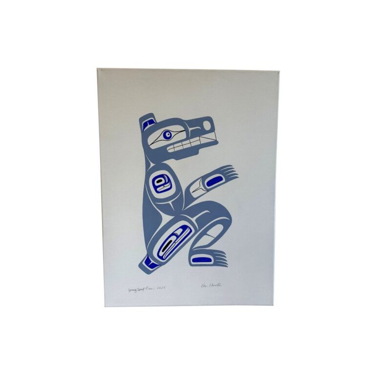 Original Painting - Young Spirit Bear - Canadian Indigenous Art Inc.