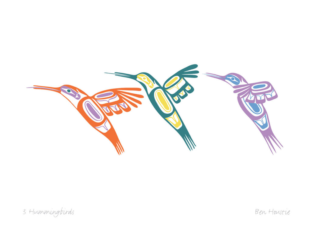 3 Hummingbirds - Canadian Indigenous Art Inc.