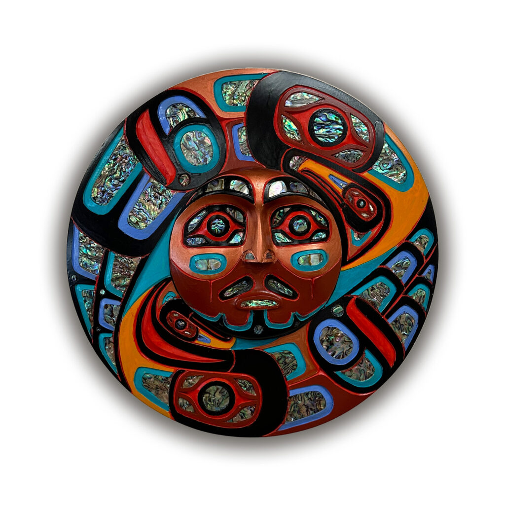 West Coast Indigenous Round Panels - Canadian Indigenous Art Inc.