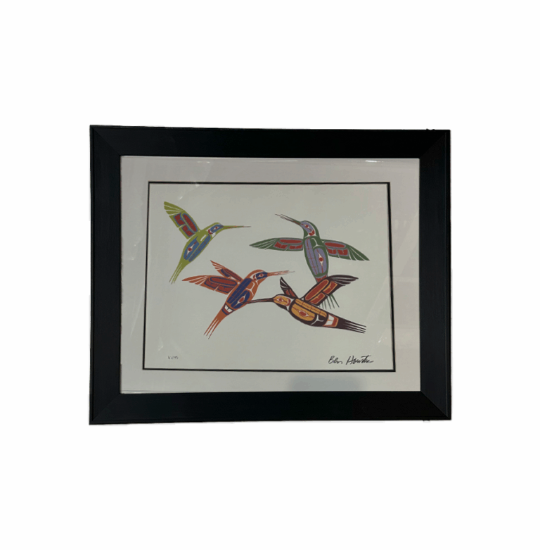 Four Hummingbirds - Canadian Indigenous Art Inc.
