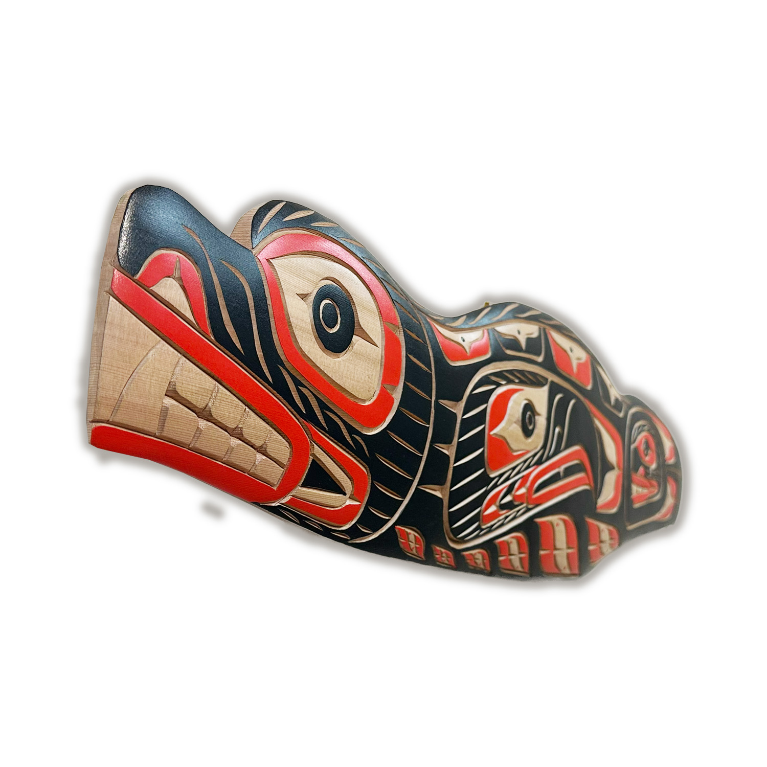Sea lion Transforming into eagle Wildman - Canadian Indigenous Art Inc.