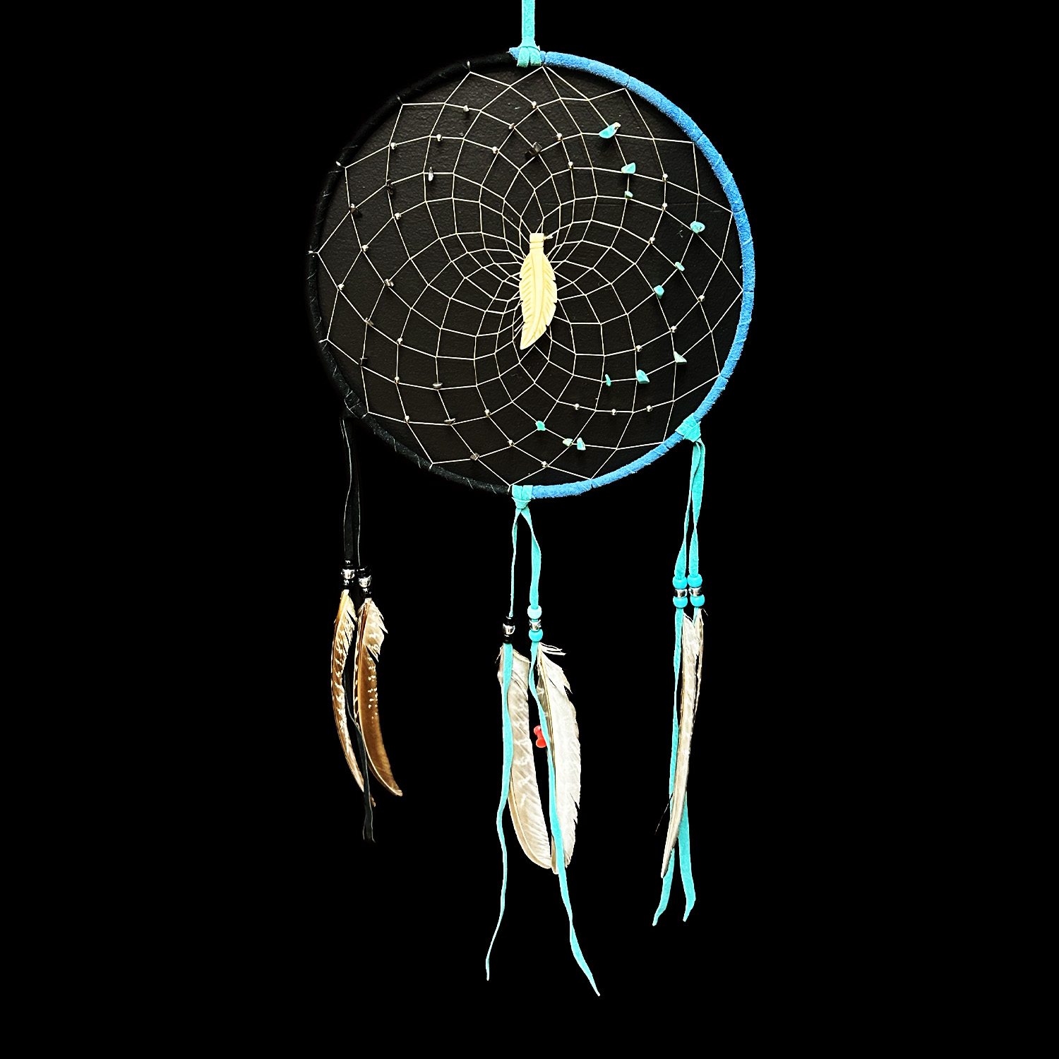 10" Yinyang Dream Catcher - Canadian Indigenous Art Inc.