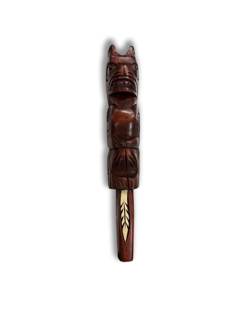 Mini Talking Stick - Bear - Canadian Indigenous Art Inc.