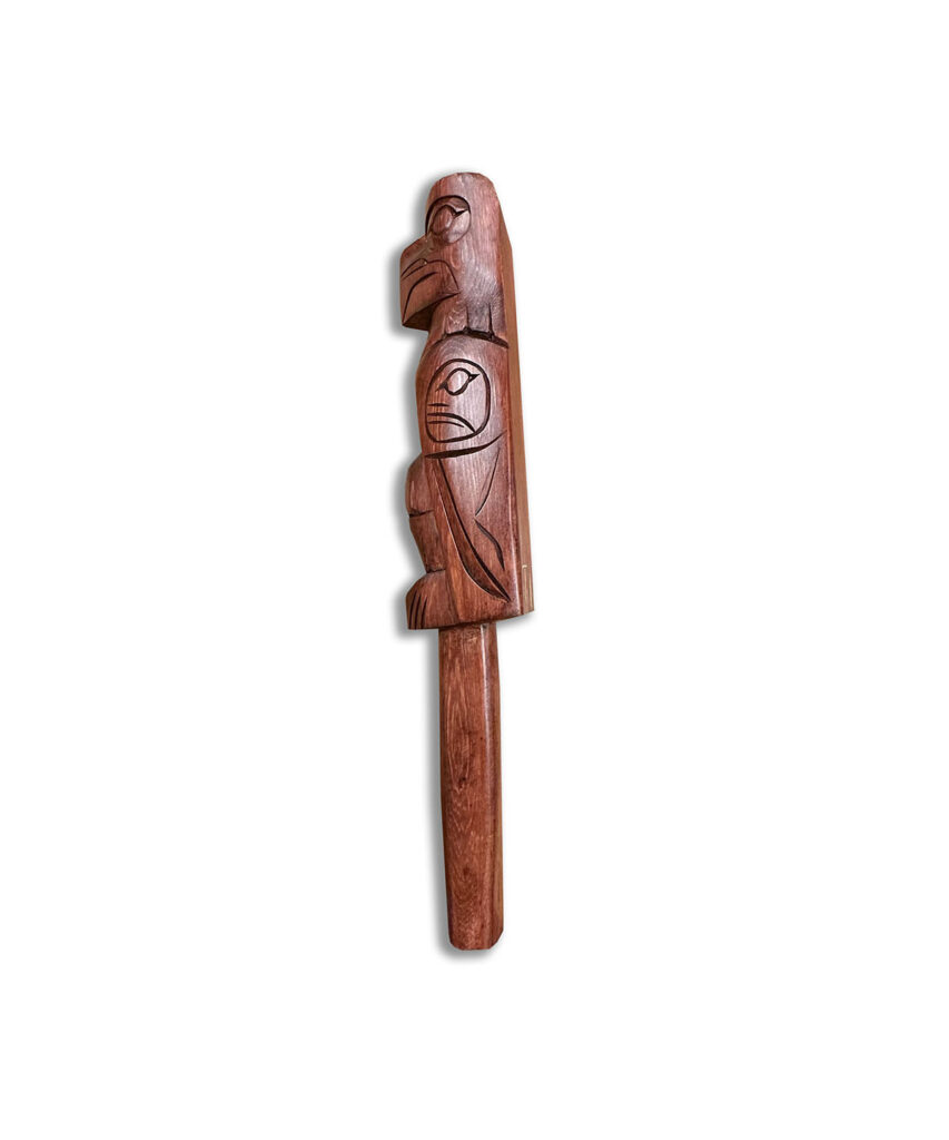 Mini Talking Stick - Eagle - Canadian Indigenous Art Inc.