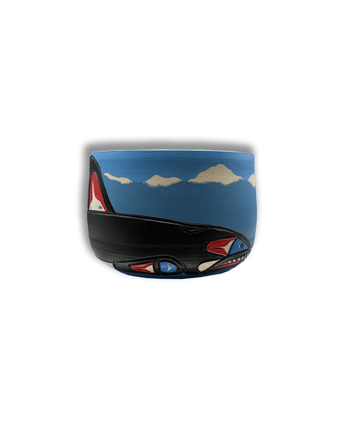 Mini Ceramic - Orca - Canadian Indigenous Art Inc.