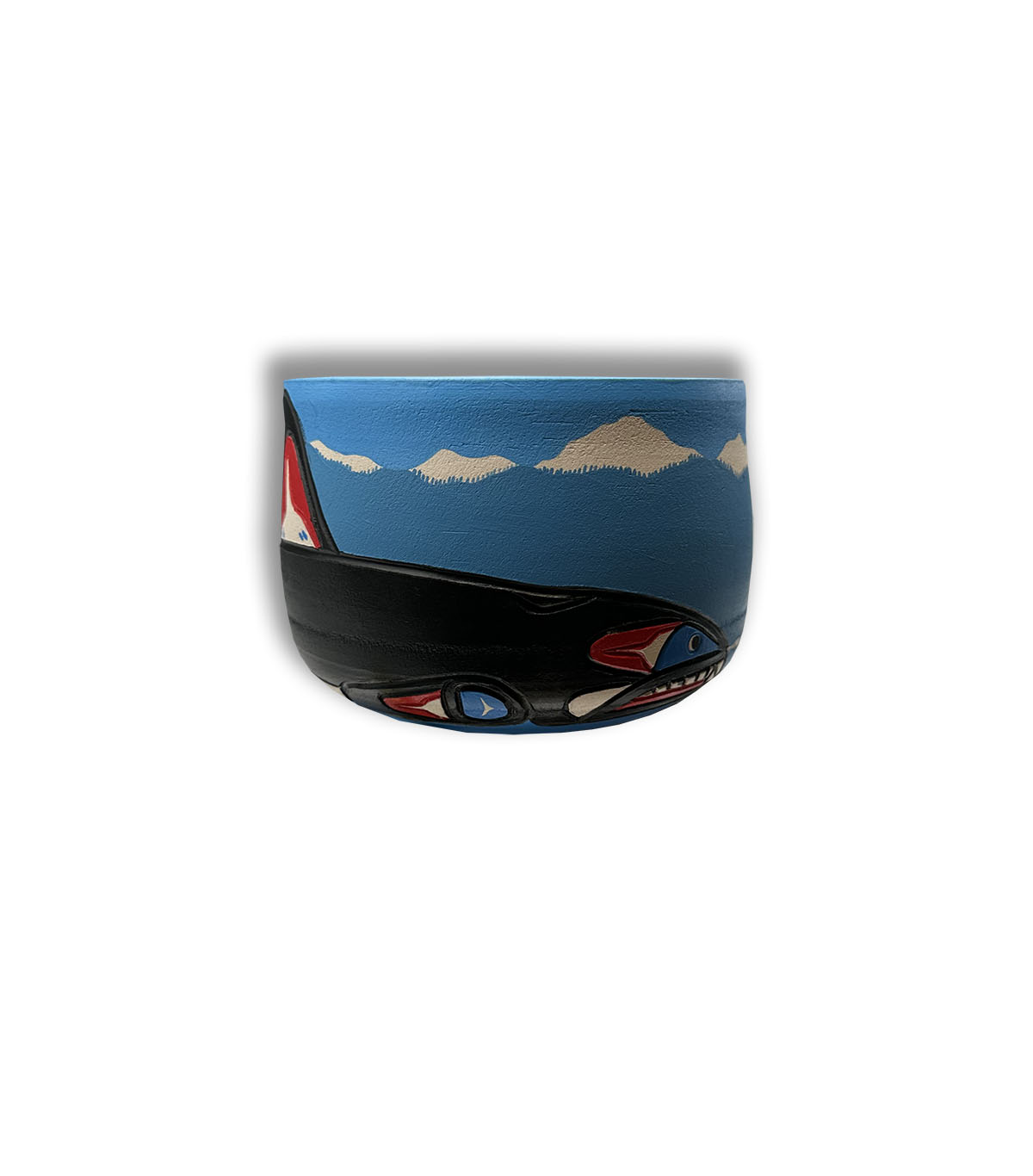 Mini Ceramic - Orca - Canadian Indigenous Art Inc.